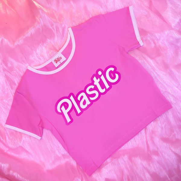 Plastic Crop Top – Be A Bimbo
