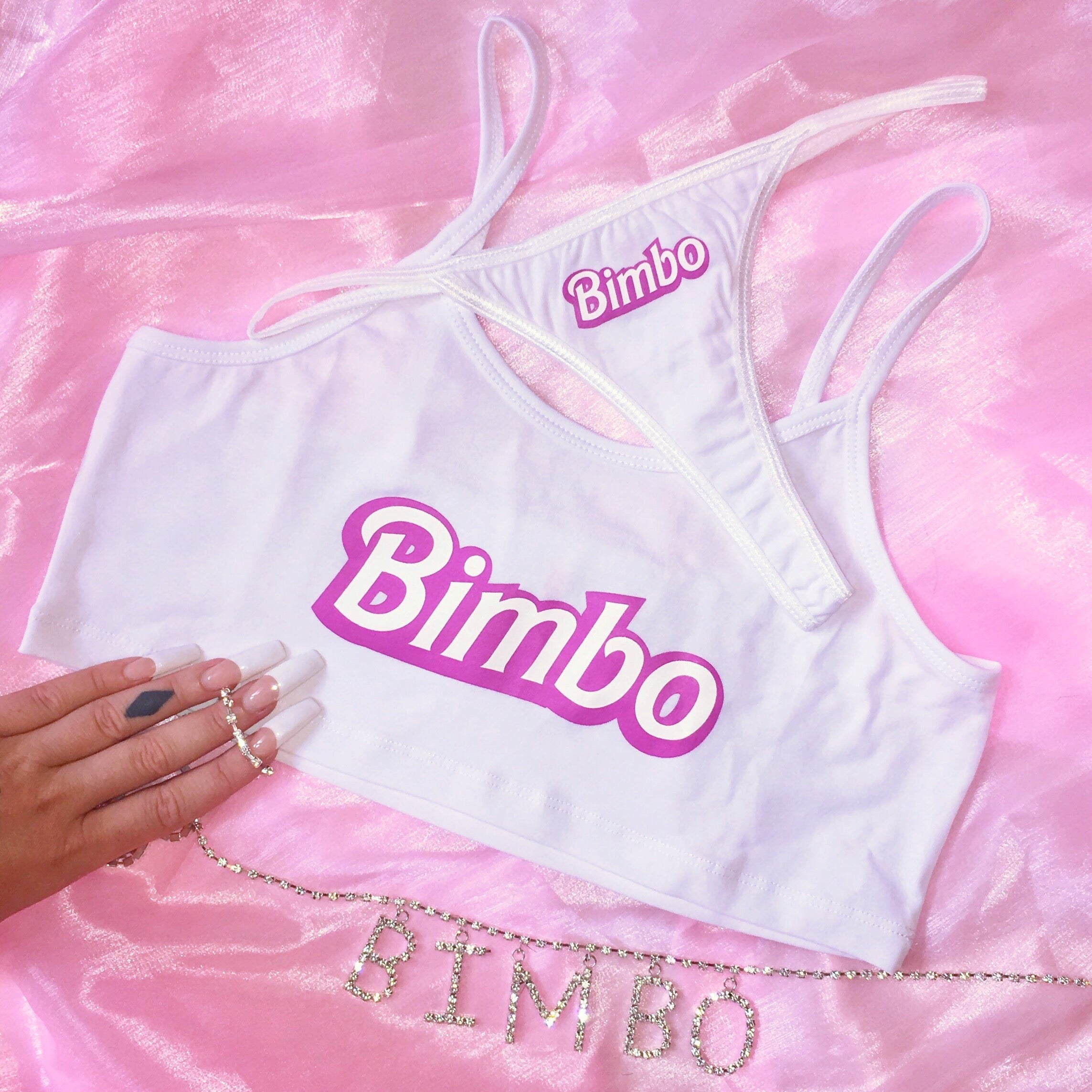 Bimbo Crop Tank Top – Be A Bimbo