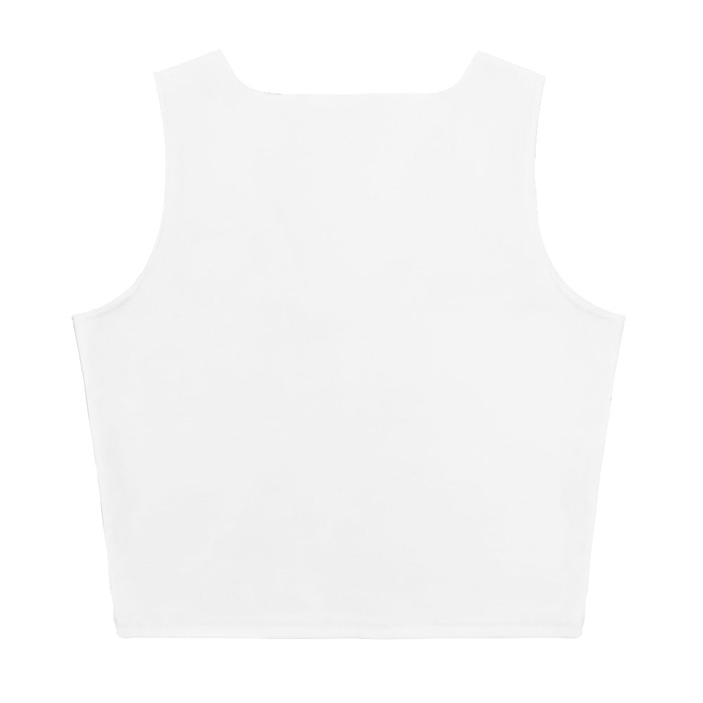 BimboFans White Crop Tank Top – Be A Bimbo