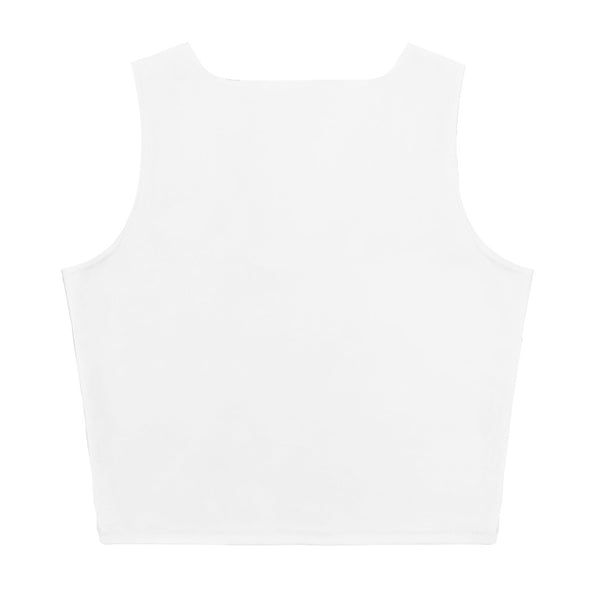BimboFans White Crop Tank Top – Be A Bimbo