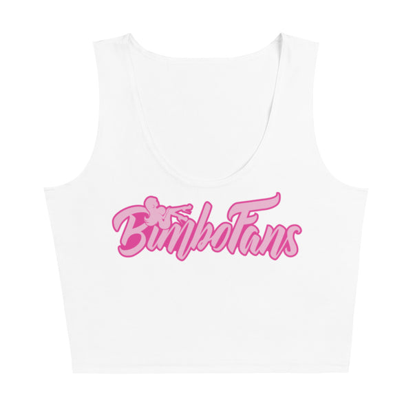BimboFans White Crop Tank Top – Be A Bimbo